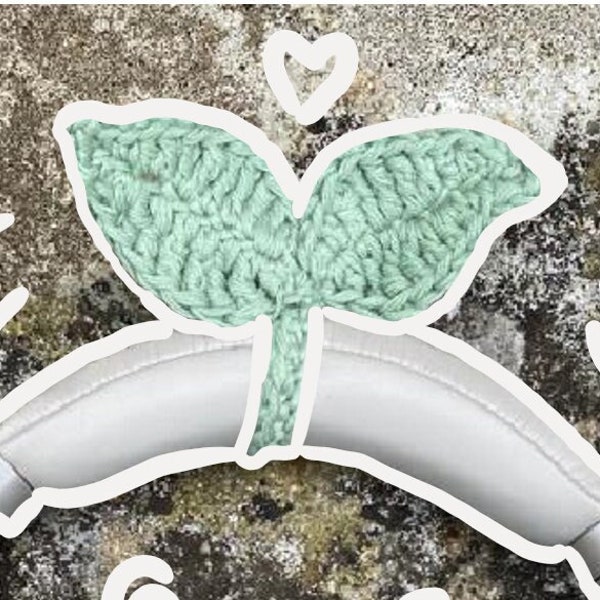 Crochet Leaf Sprout Pattern - Etsy
