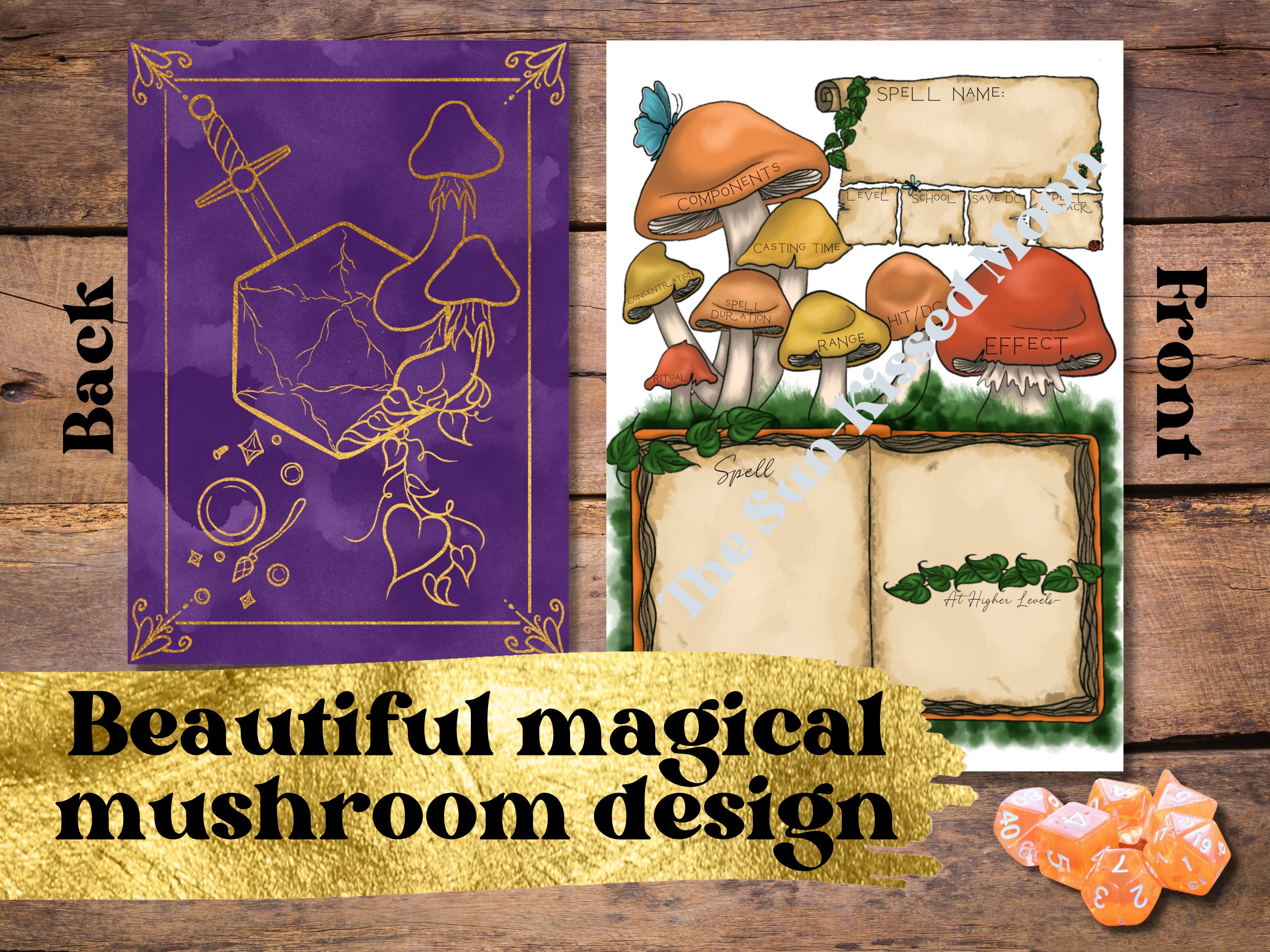 Dnd Spell Cards, Blank Spell Cards, All Classes, Dnd Printable, Dnd 5e ...