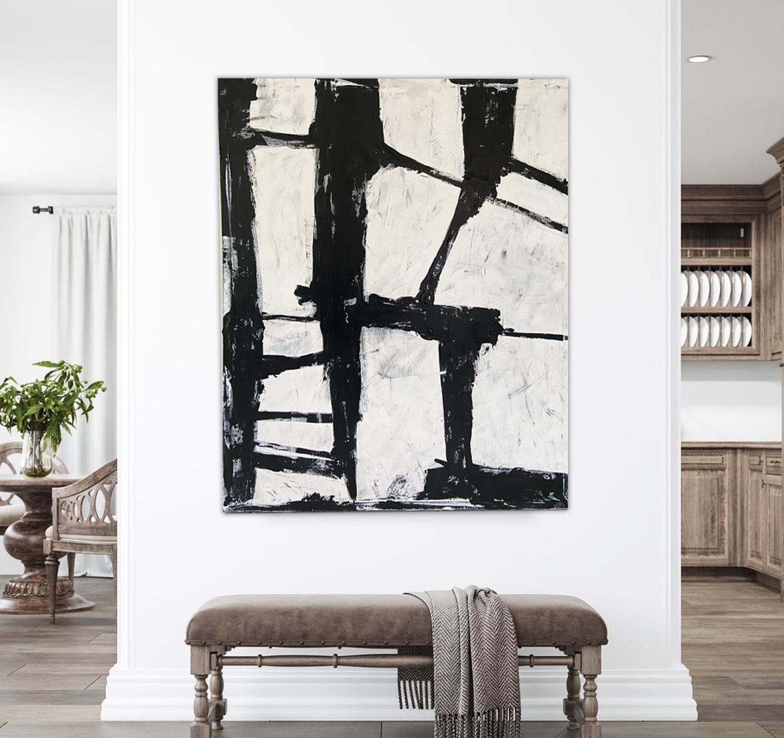 Abstract Painting by Tatiana Duperault Acrylic & Oil on Canvas Modern ...