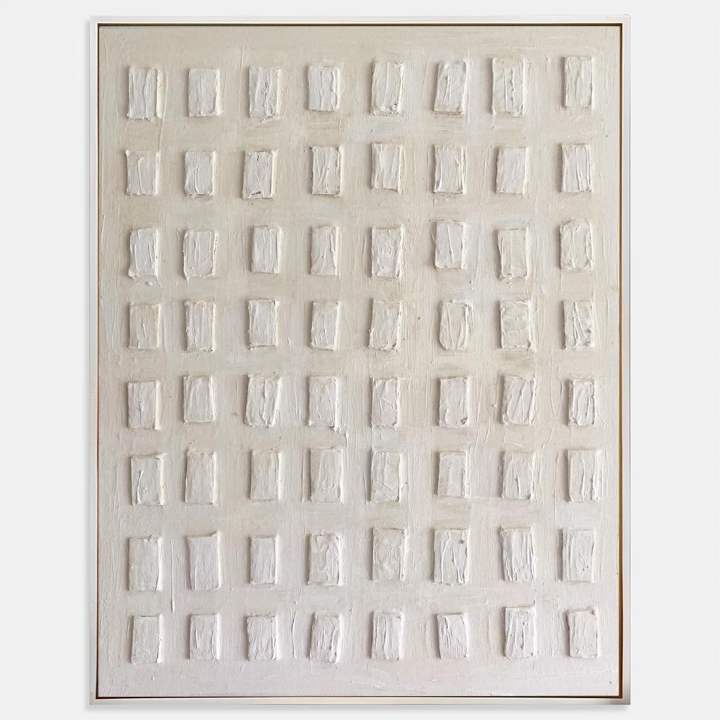 Abstract Plaster Minimalist Textured Blocks Geometric Lines Fine Art ...