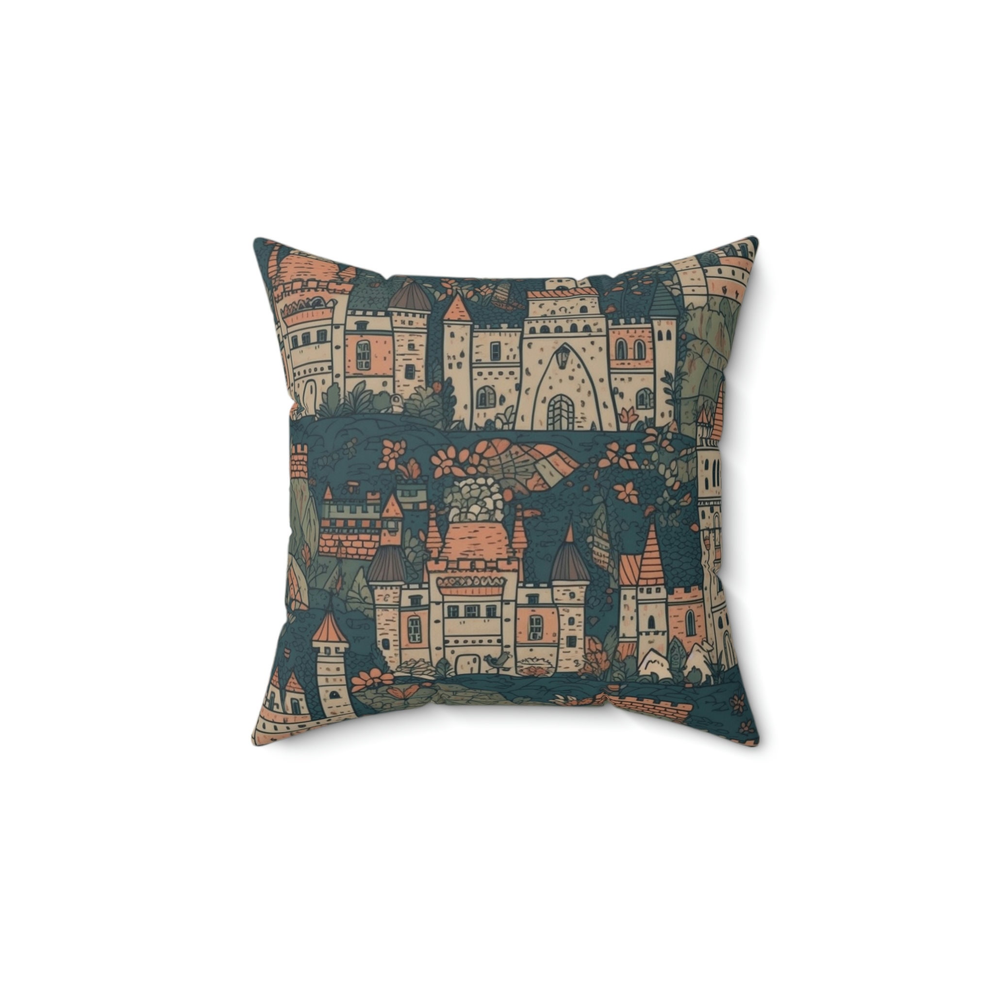Medieval Castle | Cottagecore, Forestcore, William Morris Pillow ...