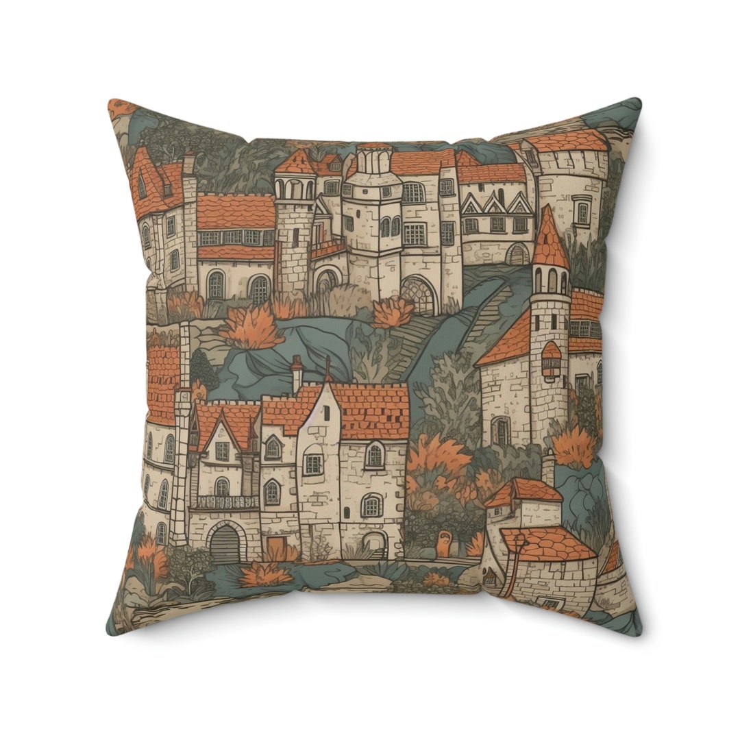Medieval Castle | Cottagecore, Forestcore, William Morris Pillow ...