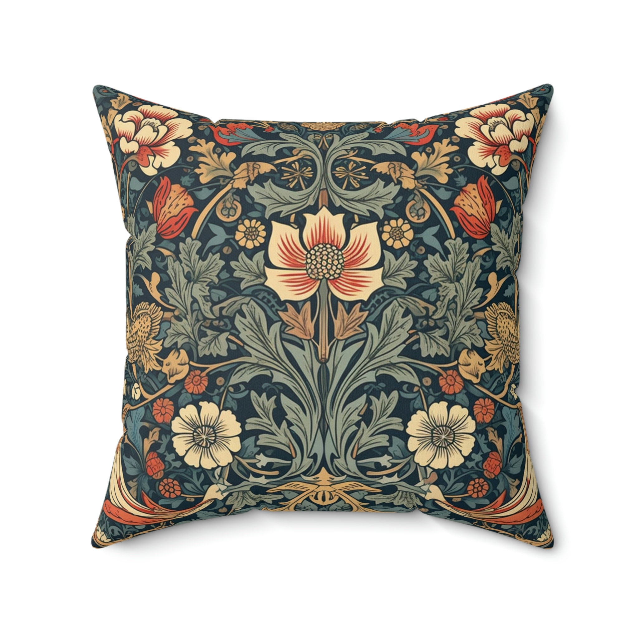 Arts and Crafts Motifs | Cottagecore, Forestcore, William Morris Pillow ...