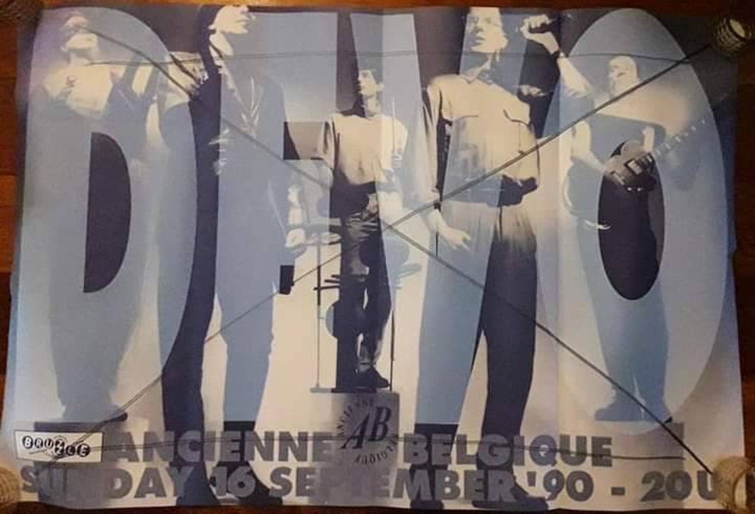 Original Vintage Devo Concert Poster. Double Sided - Etsy