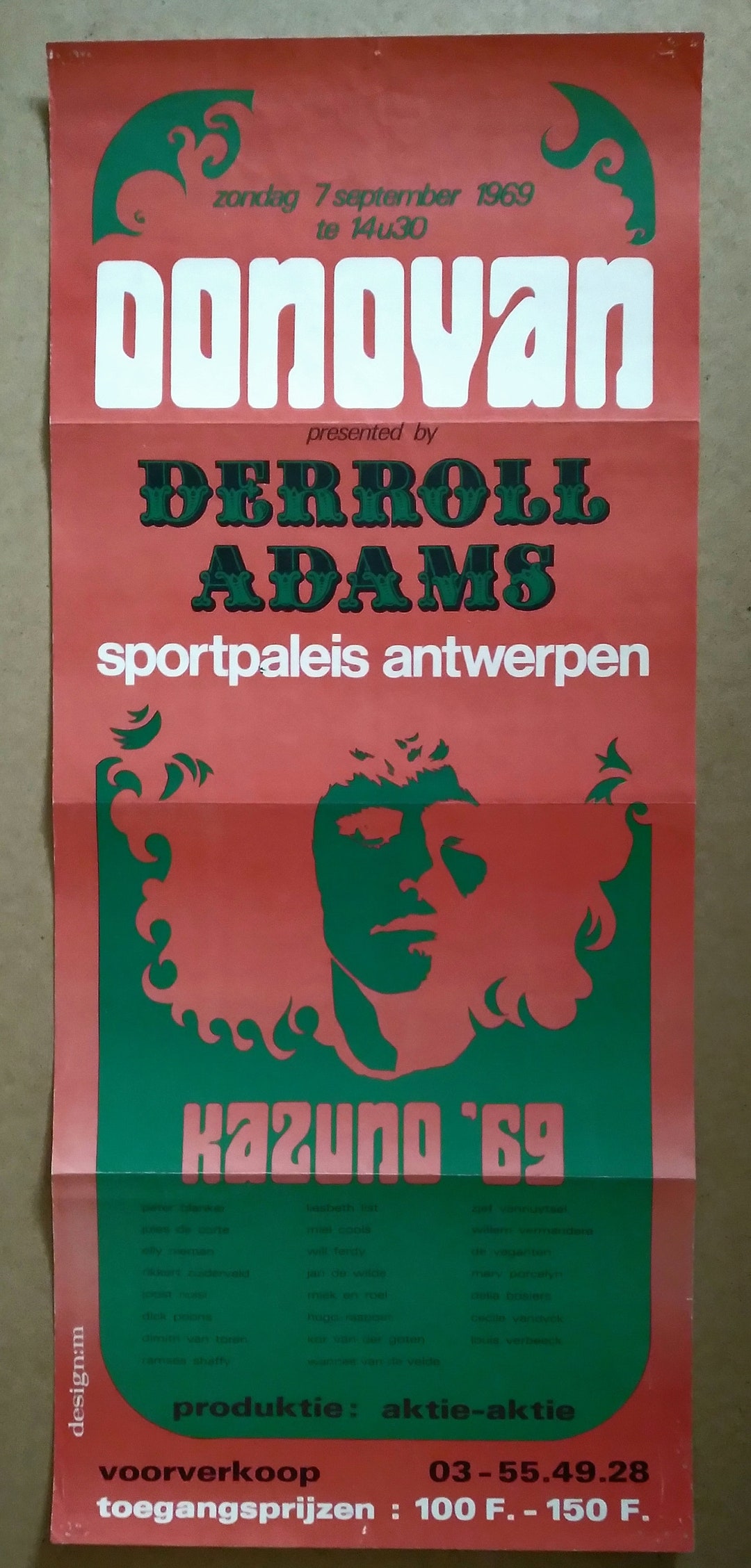 1969 Donovan Concert Poster. - Etsy