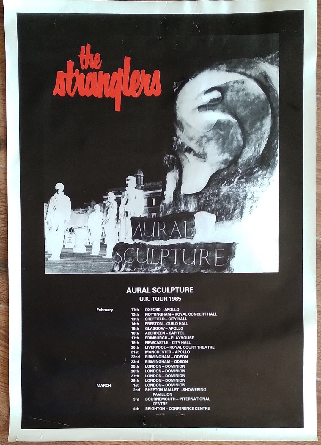 1985 Stranglers Concert Poster. - Etsy