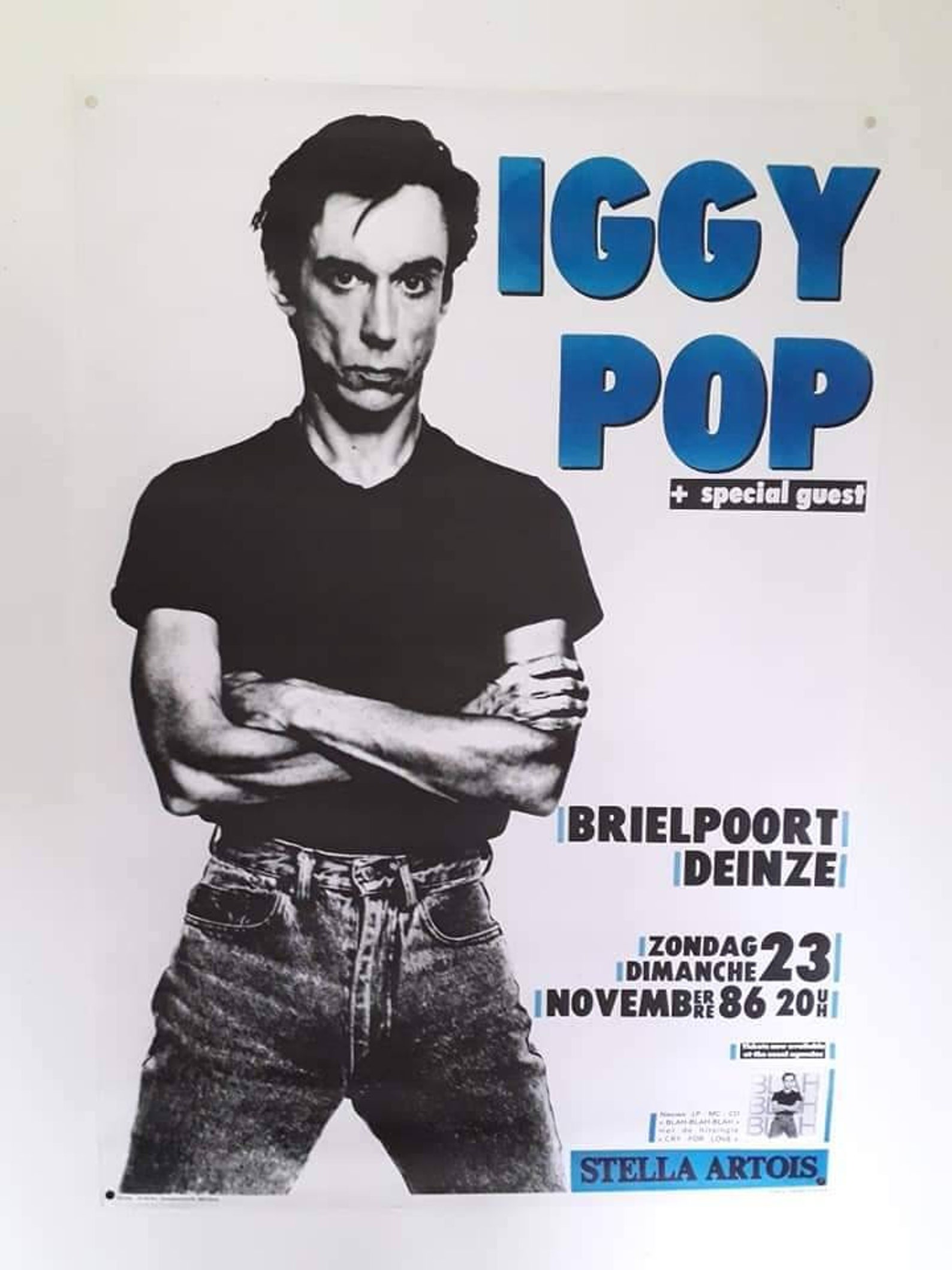 Iggy Pop Concert Poster - Etsy