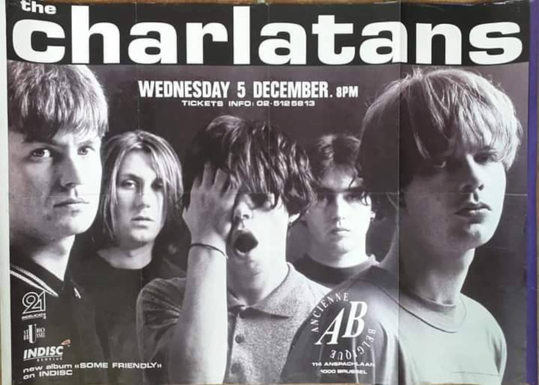 The Charlatans Concert Poster - Etsy