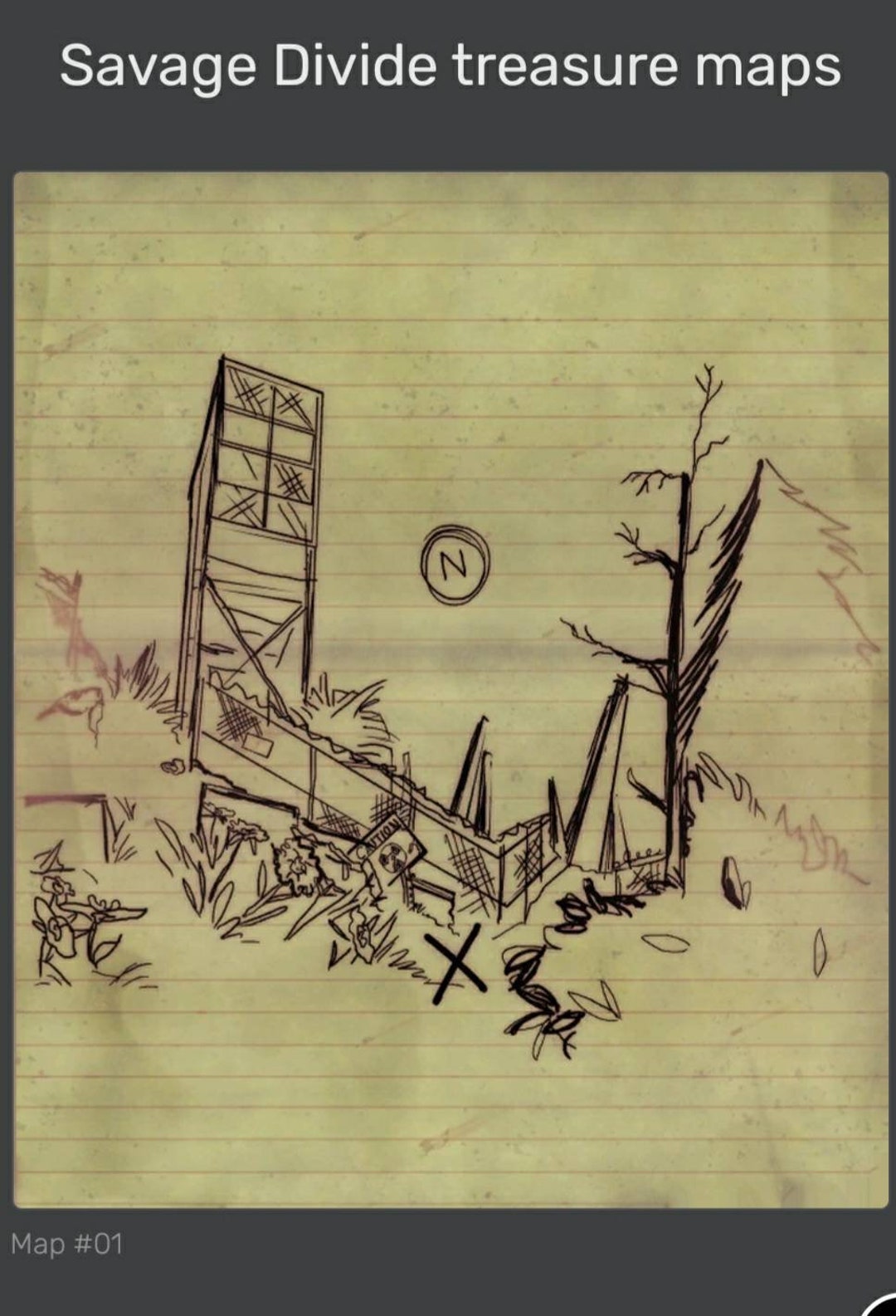 Fallout 76x1000 Savage Divide Treasure Map 1 - Etsy