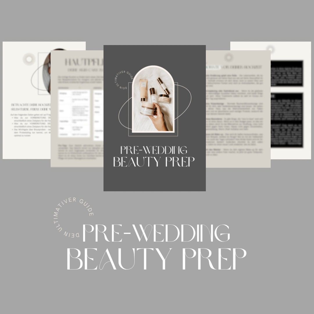 Pre Wedding Beauty Prep - Your Ultimate Guide to Preparing for Your ...