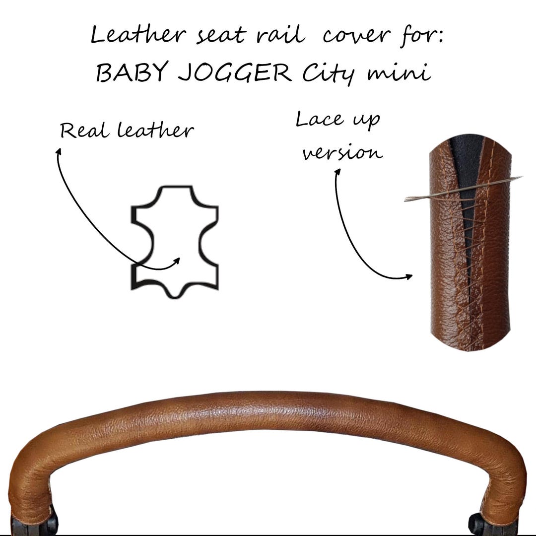 Baby Jogger City Mini Stroller Safety Bar / Seat Rail Leather Cover ...