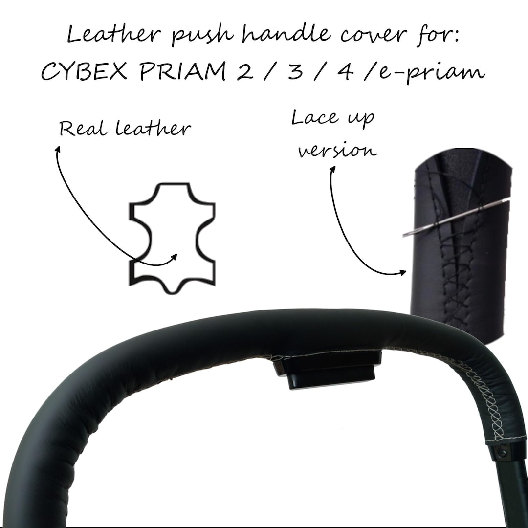 Cybex Priam 2 Priam 3 Priam4 E-priam Stroller Leather Push Handle Cover ...