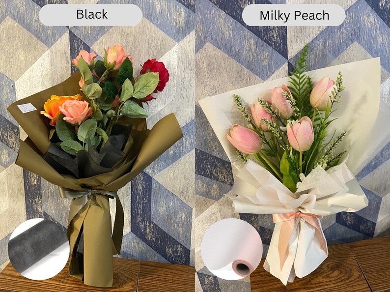 Korean Style Wrapping Paper Soft Non Woven for Flower Bouquets and ...