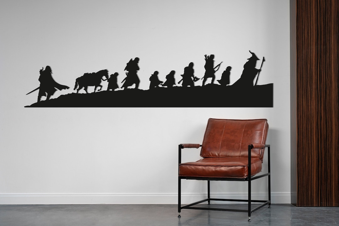 Lord of the Rings Metal Wall Art, the Hobbit Wall Hangings ...