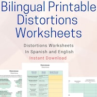 Spanish DBT Worksheets, DBT Workbook, Dbt Therapy, DBT Bundle, Therapy ...