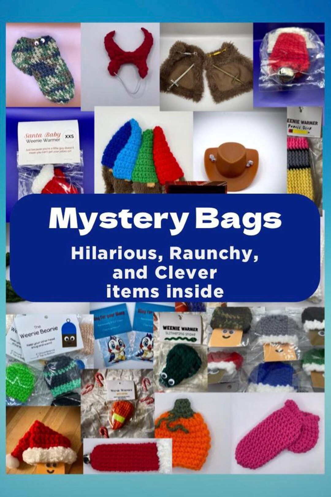 Mystery Bags- Choose From 5, 10, or 20 Pcs Weanie Warmers, Shaft ...