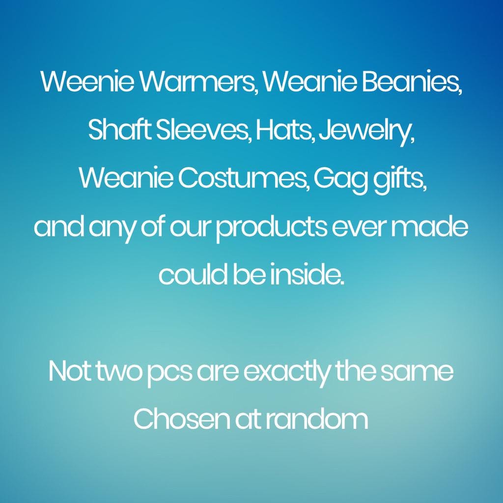 Mystery Bags- Choose From 5, 10, or 20 Pcs Weanie Warmers, Shaft ...