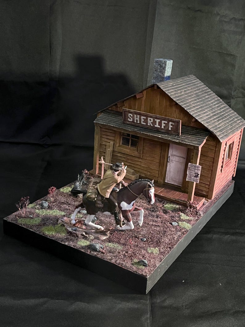 Red Dead Redemption 2 Diorama With Arthur Morgan Figure and Horse - Etsy