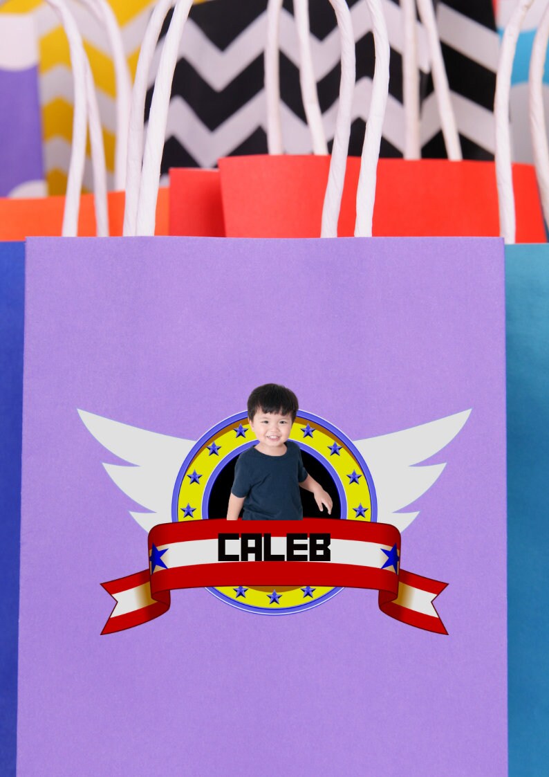 Sonic the Hedgehog Movie Party Birthday Party Stickers Decals Tails ...