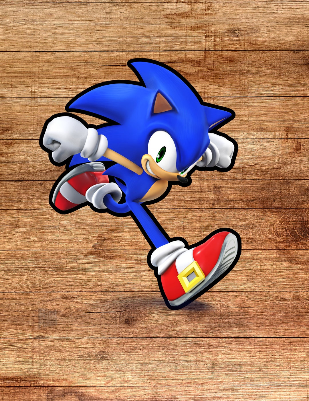 Sonic Sticker - Waterproof Sticker - Water Bottle Sticker - Etsy