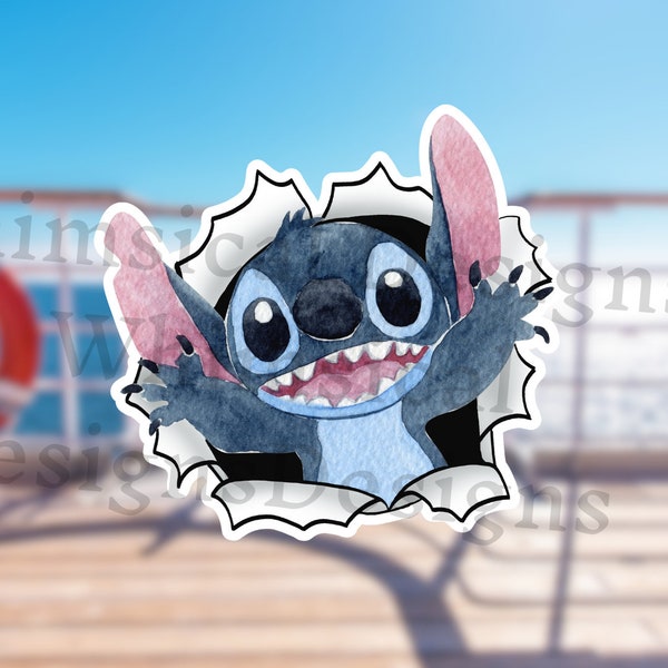 Stitch Magnet Cruise Door Wish - Etsy