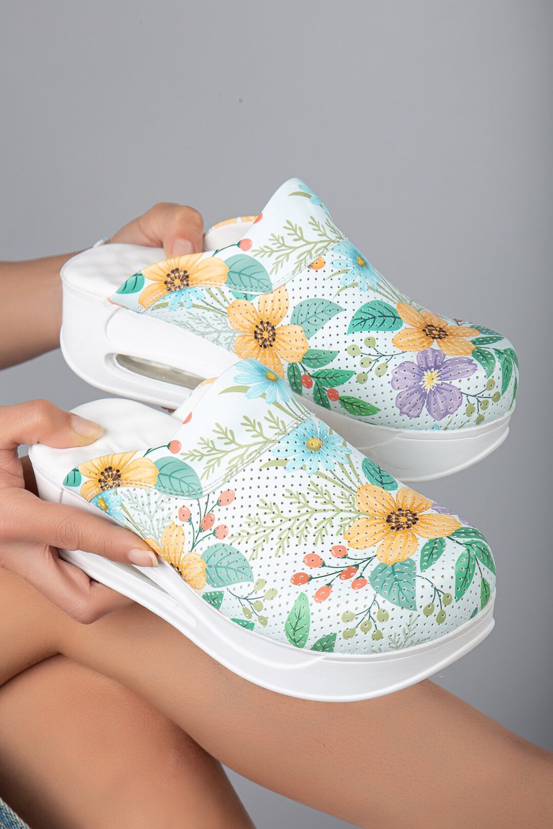 Medical Orthopedic Woman Clogsnurse Shoesnursing - Etsy