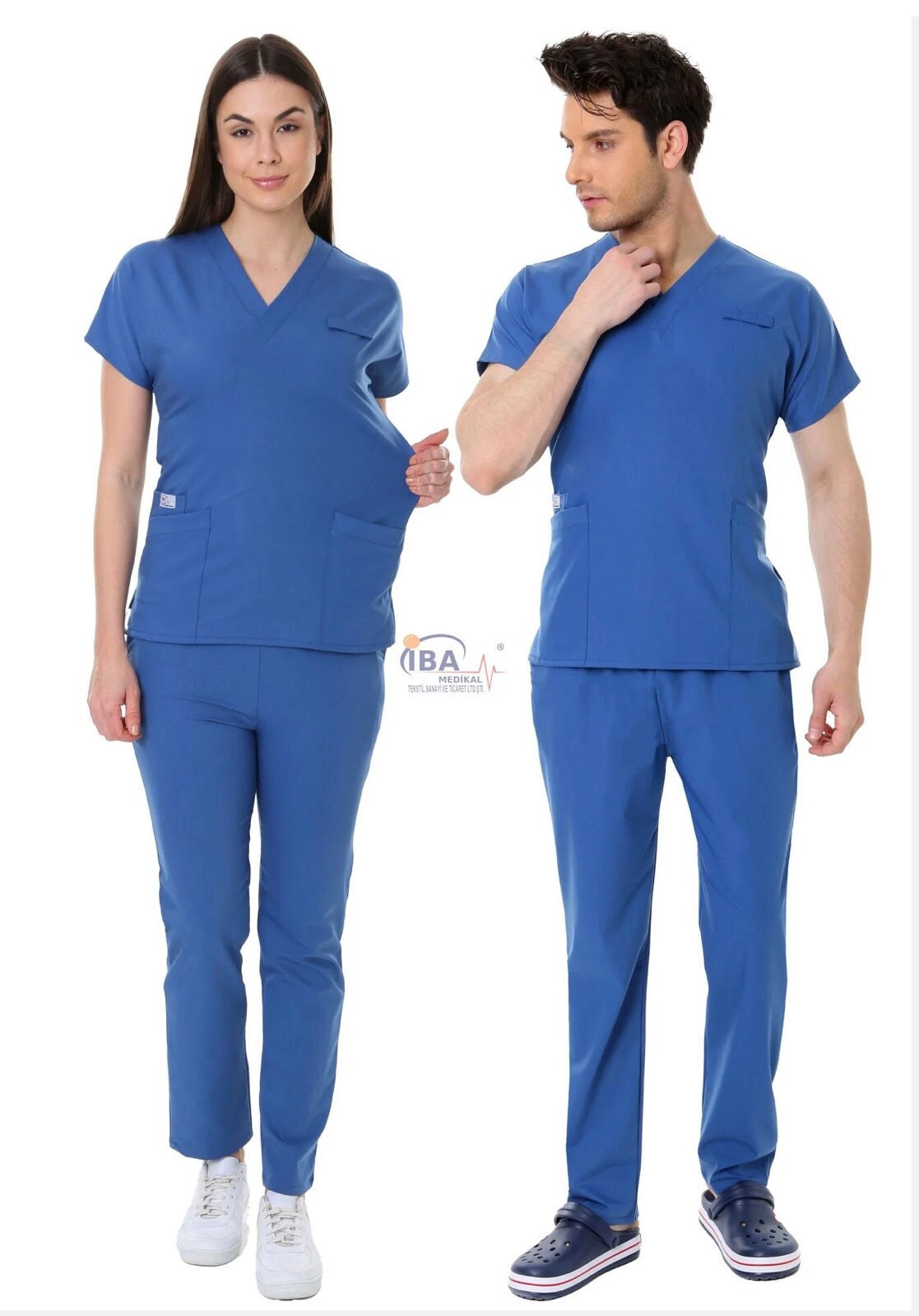 Ensemble De Gommages Pour Femmes Gommages Unısex Uniforme Dinfirmière