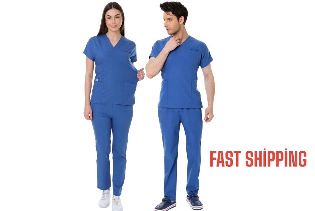 Ensemble De Gommages Pour Femmes Gommages Unısex Uniforme Dinfirmière