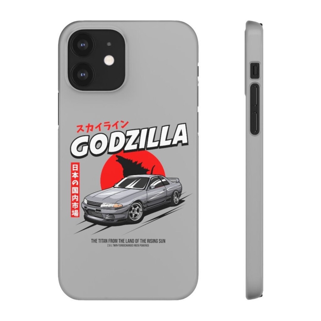 Godzilla R32 Gray Phone Cases - Etsy