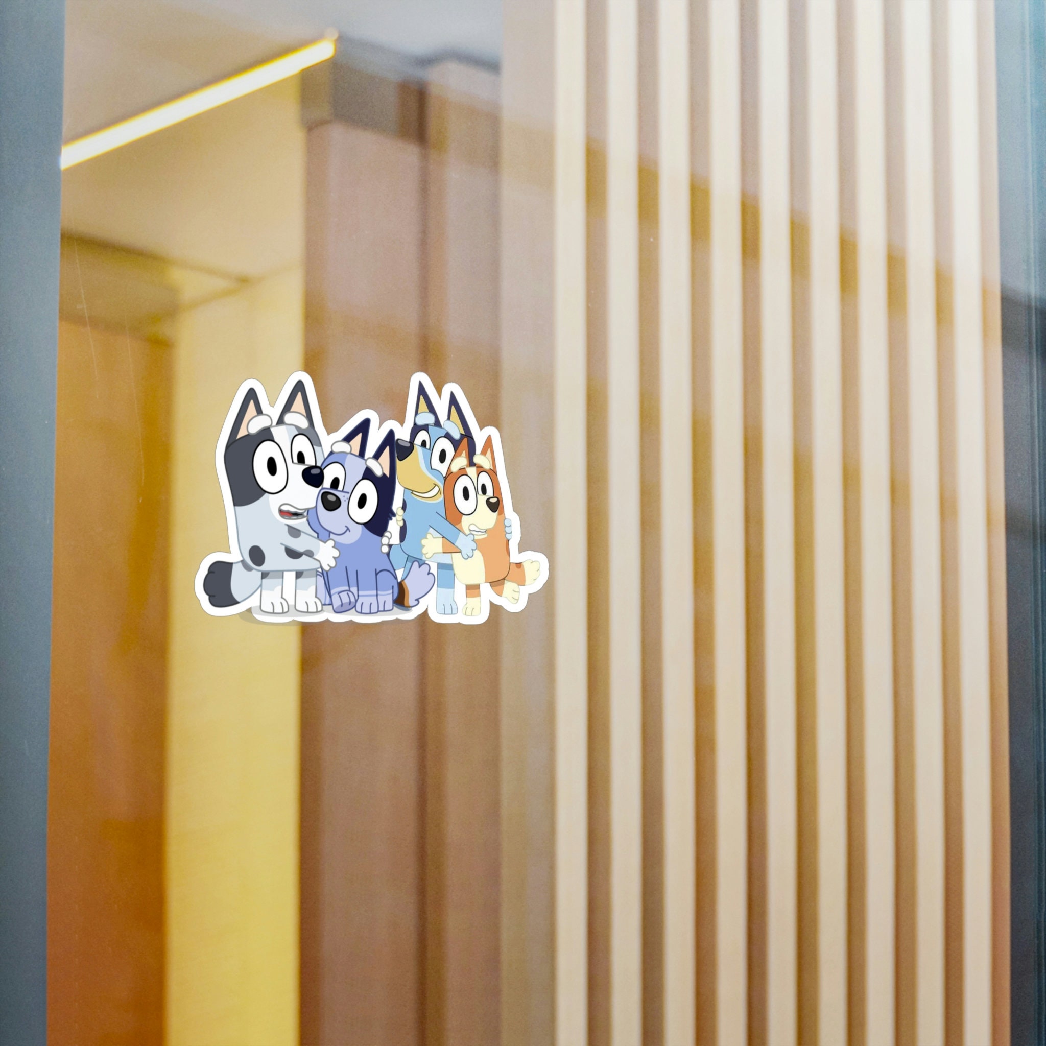 Bluey Bingo Muffin And Socks Kiss Cut Vinyl Decal Stickers Etsy