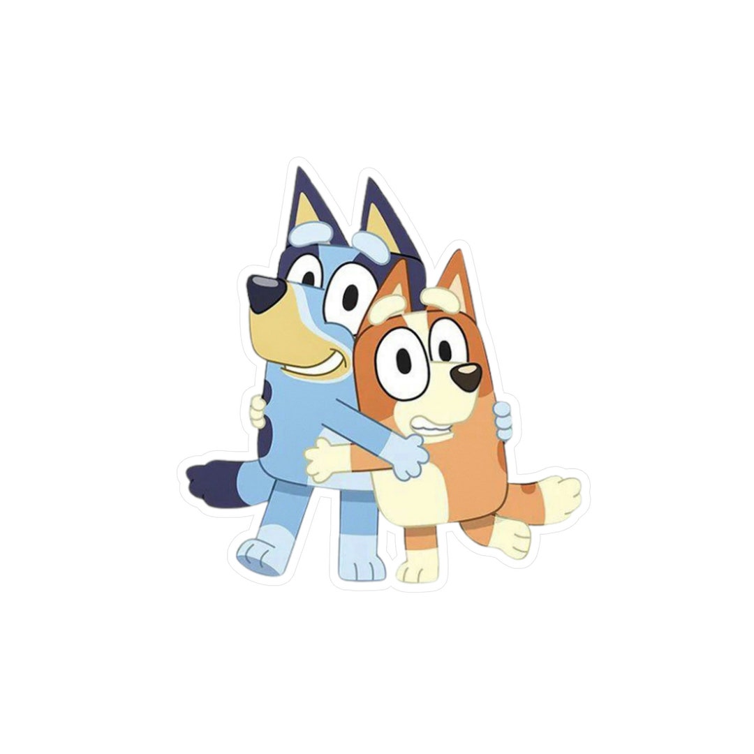 Bluey Bingo Kiss-cut Vinyl Decal Stickers - Etsy Canada