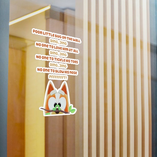 Bluey Bingo Cute Poor Little Bug on the Wall Ding Jing Vinyl - Etsy Ireland