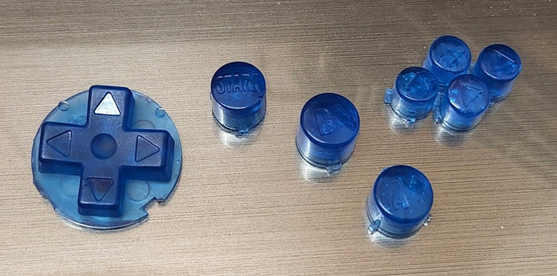 N64 Clear Custom Button in Resin! Choose Your Favorite Color! (CLOSED ...