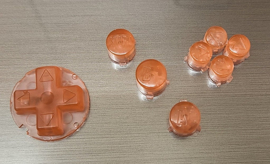 N64 Clear Custom Button in Resin Choose Your Favorite Color - Etsy