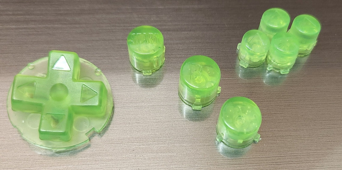 N64 Clear Custom Button in Resin Choose Your Favorite Color - Etsy