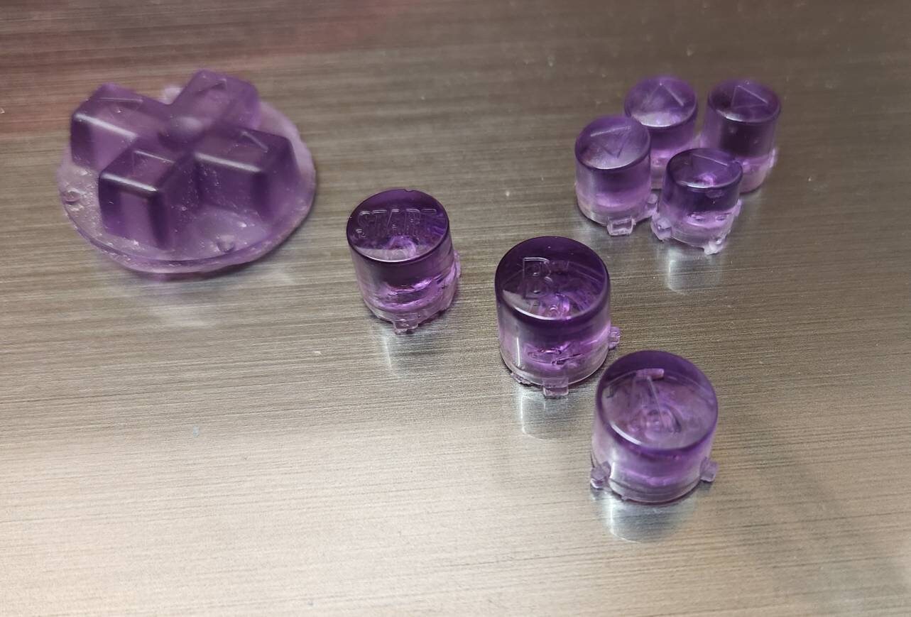 N64 Clear Custom Button in Resin Choose Your Favorite Color CLOSED ...