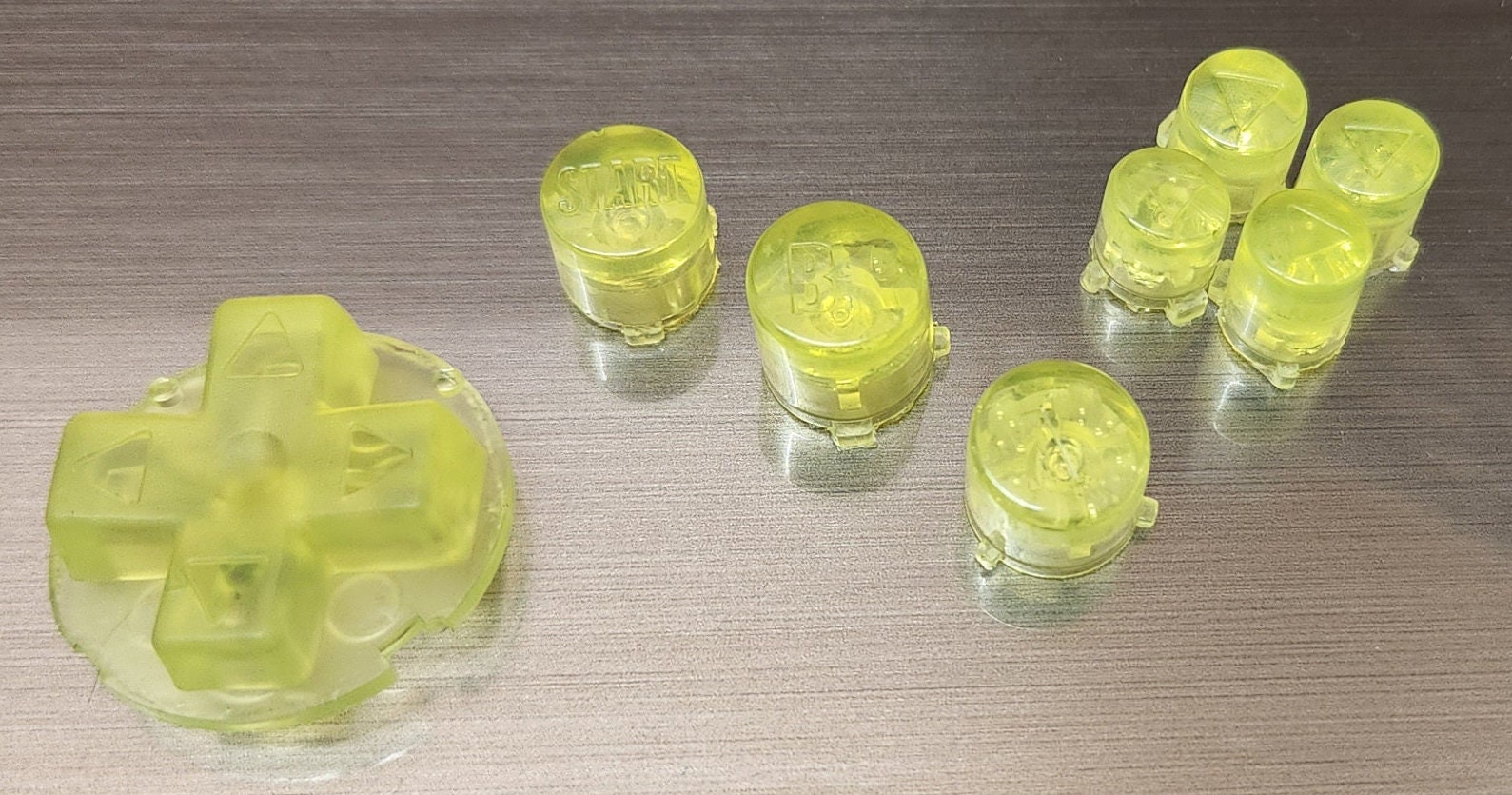 N64 Clear Custom Button in Resin Choose Your Favorite Color - Etsy