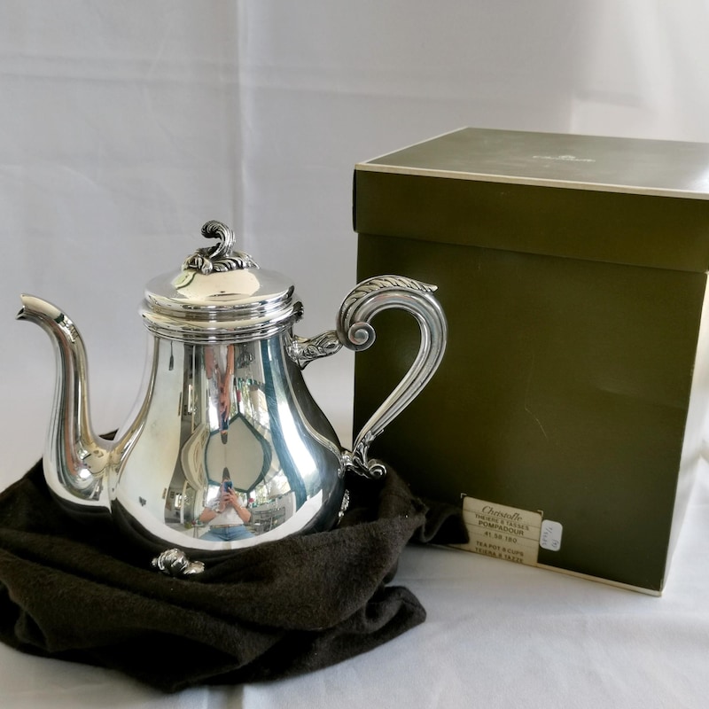 Vintage Christofle Teapot - Etsy