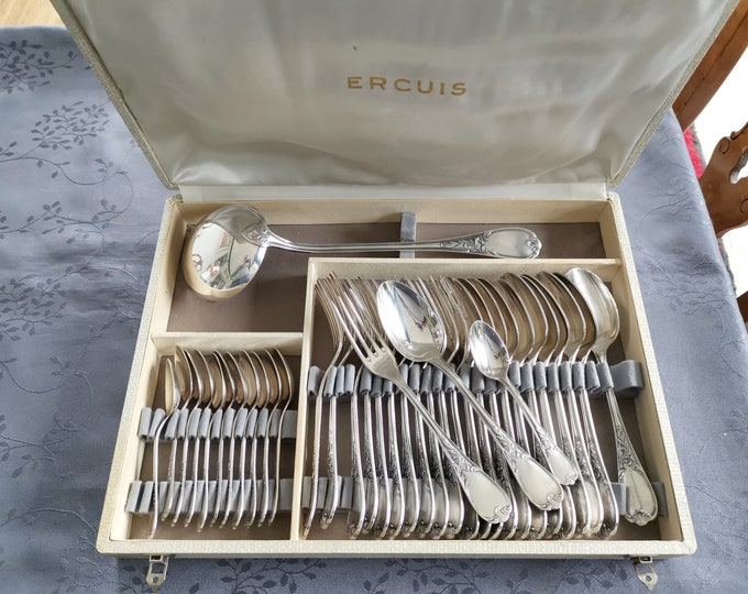 Du Barry Cutlery Set in Silver-plated Louis XV Style 37 Pieces - Etsy