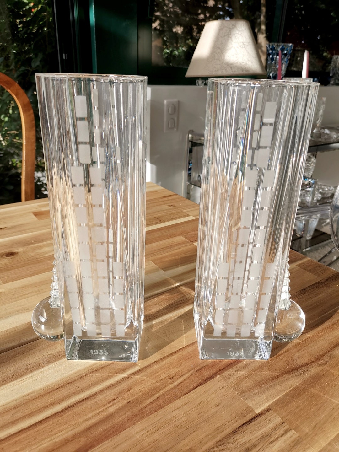 A.Riecke Art Déco 1935 Paire de Vase restaurant la coupole Paris - Etsy ...