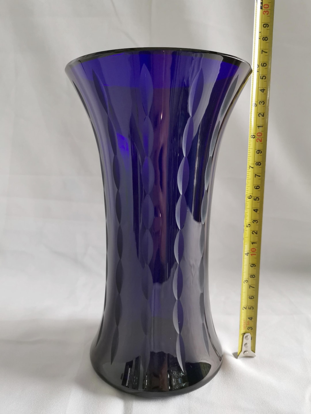Large Saint Louis Vase in Cobalt Blue Crystal in Perfect Condition - Etsy
