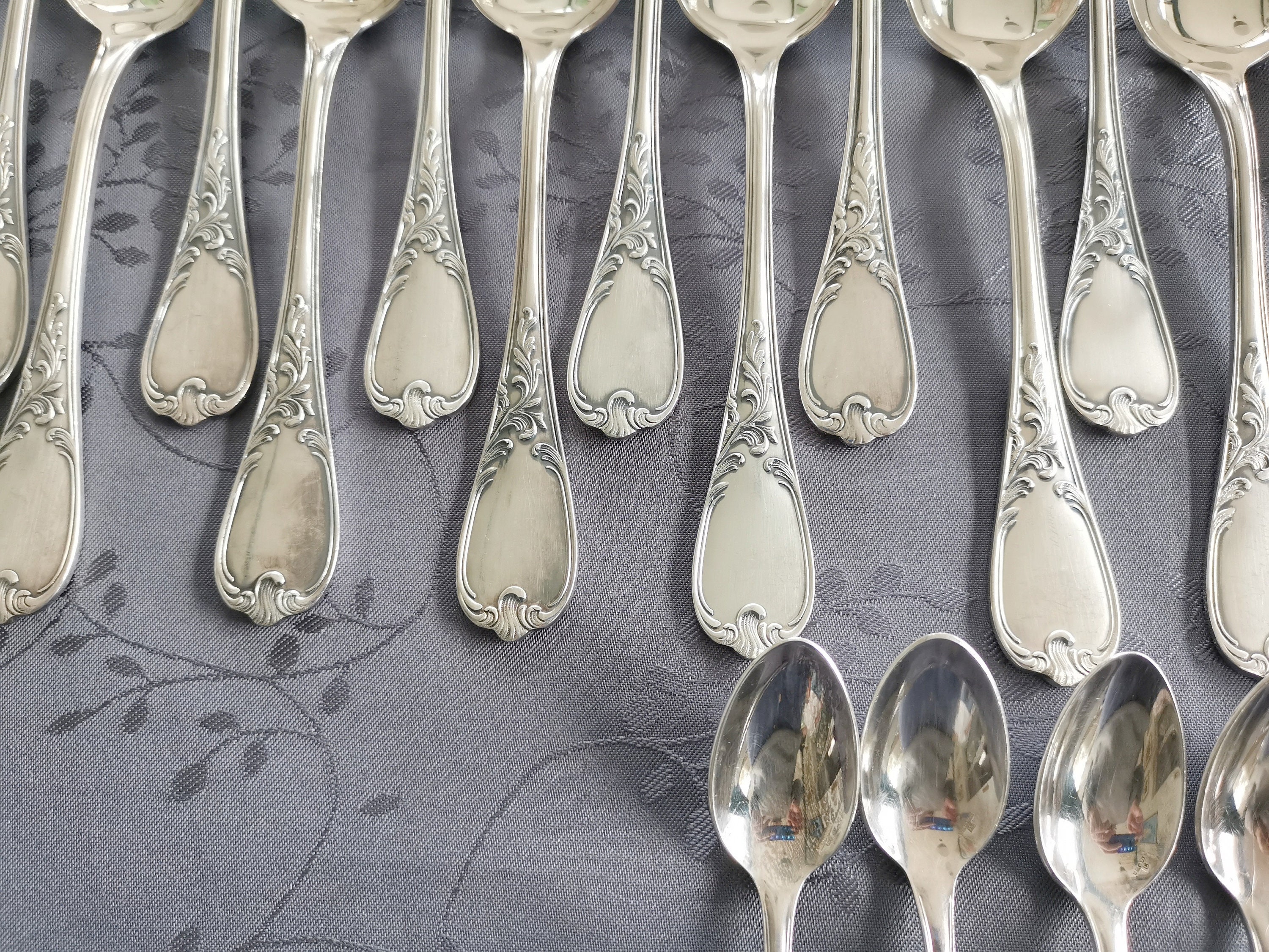 Du Barry Cutlery Set in Silver-plated Louis XV Style 37 Pieces - Etsy