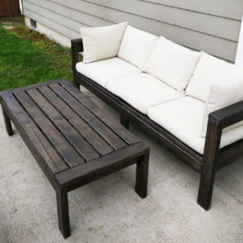 Outdoor Sofa Plans Etsy