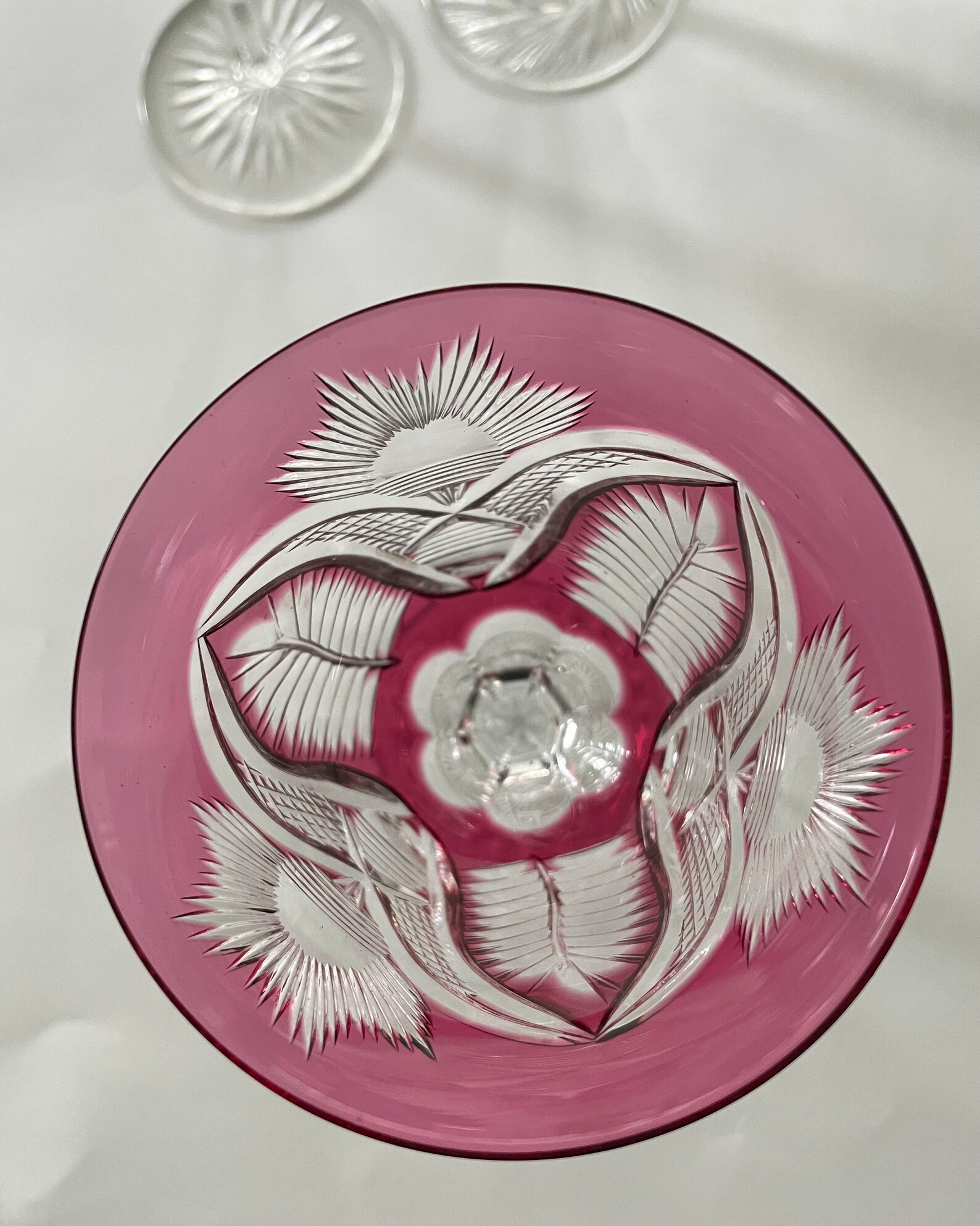 Vintage Etched Glassware - Etsy