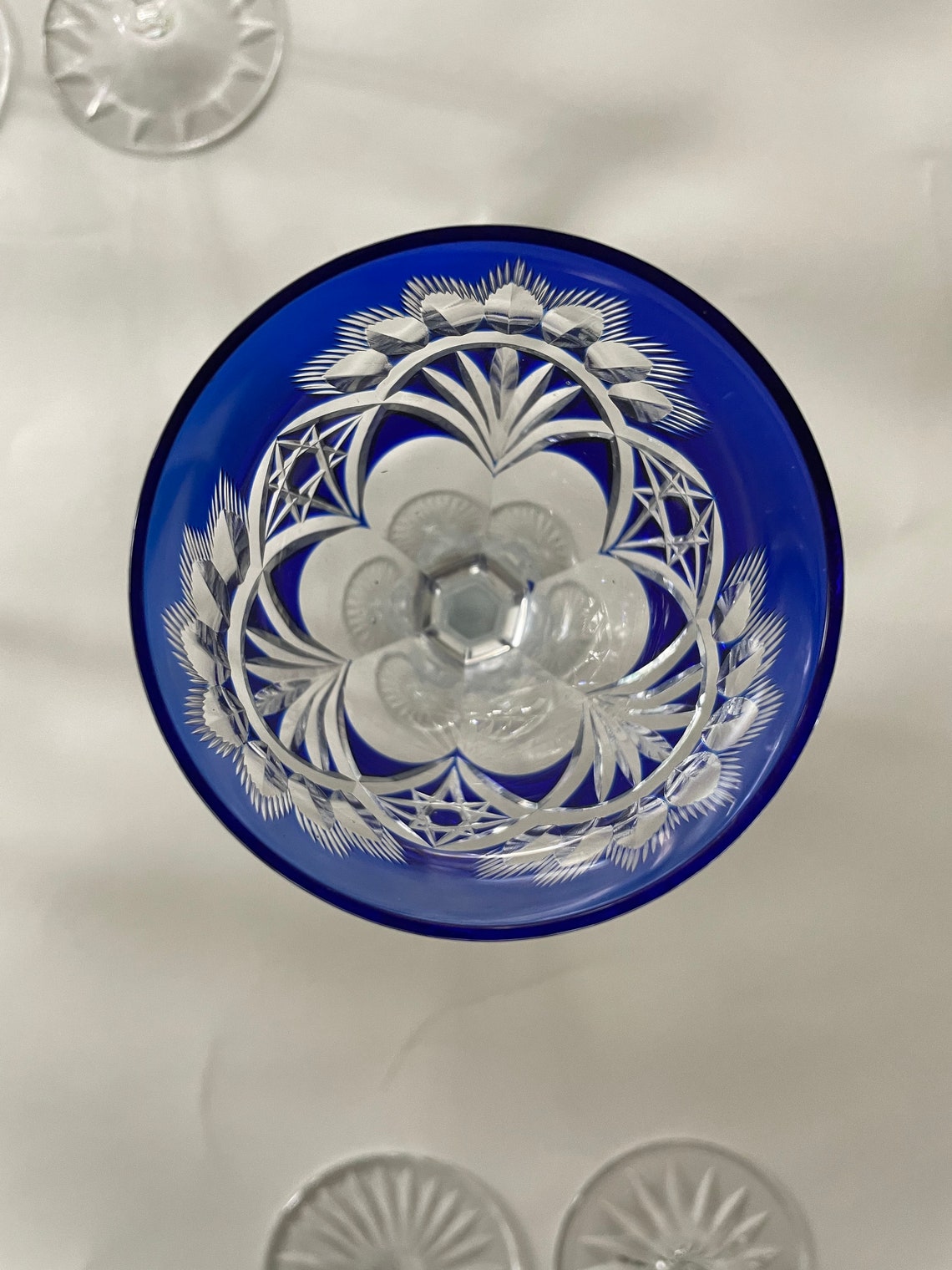 Vintage Etched Glassware - Etsy