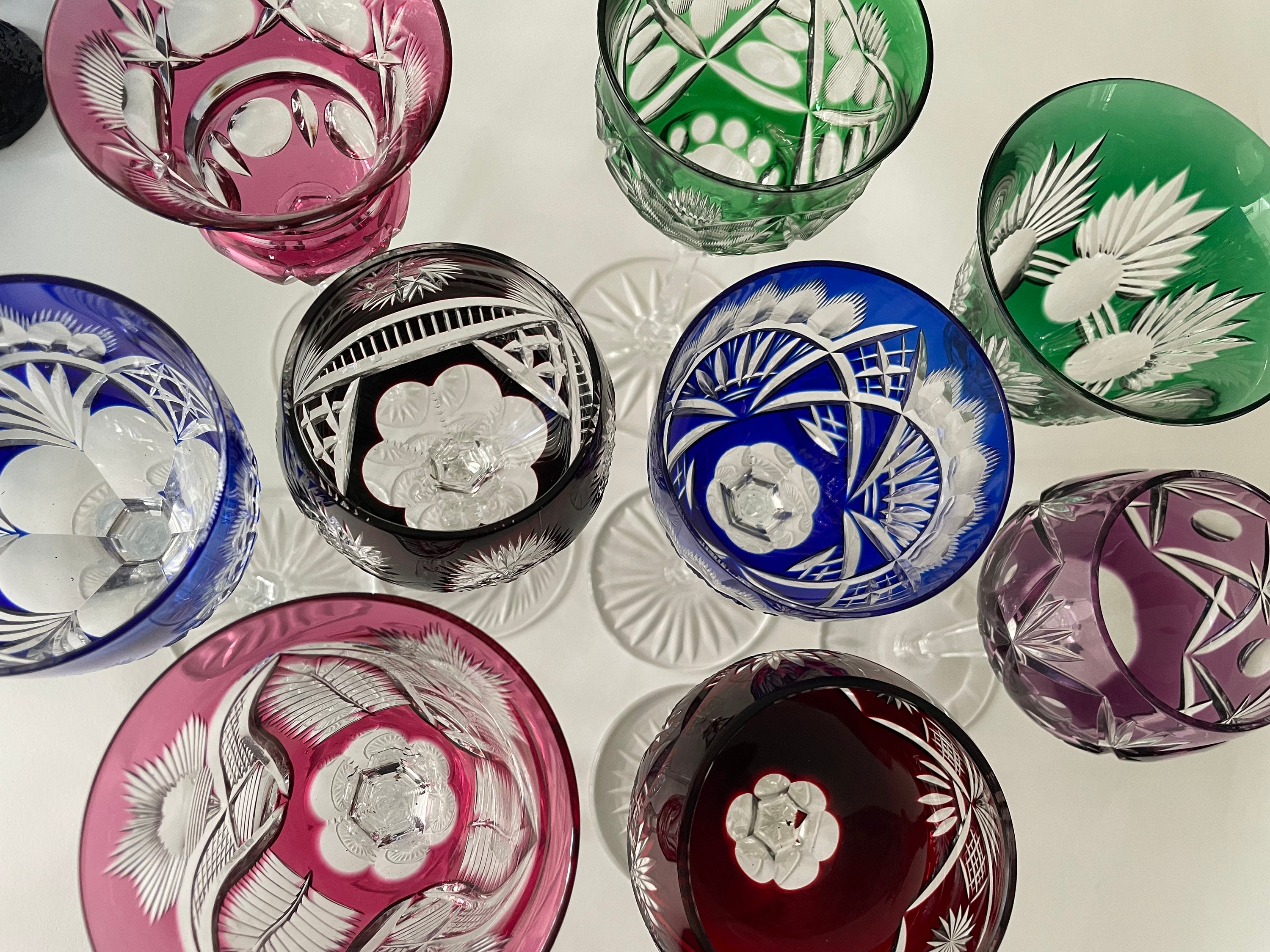 Vintage Etched Glassware - Etsy