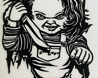 Chucky Car Decals - Etsy
