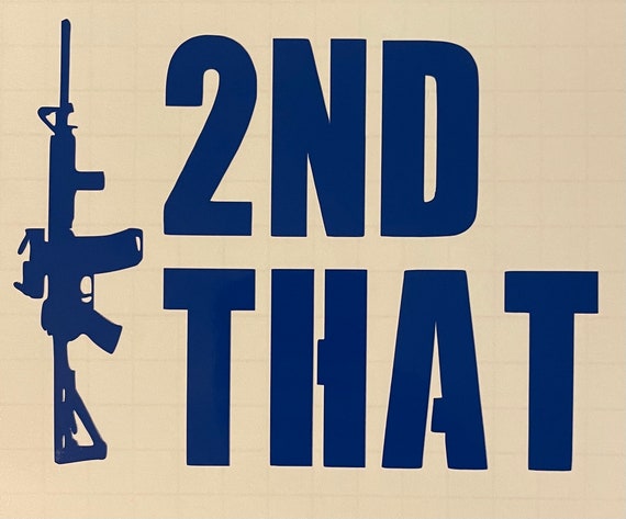 2nd Amendment Car Decal Truck Decal Yeti Decal Tumbler - Etsy