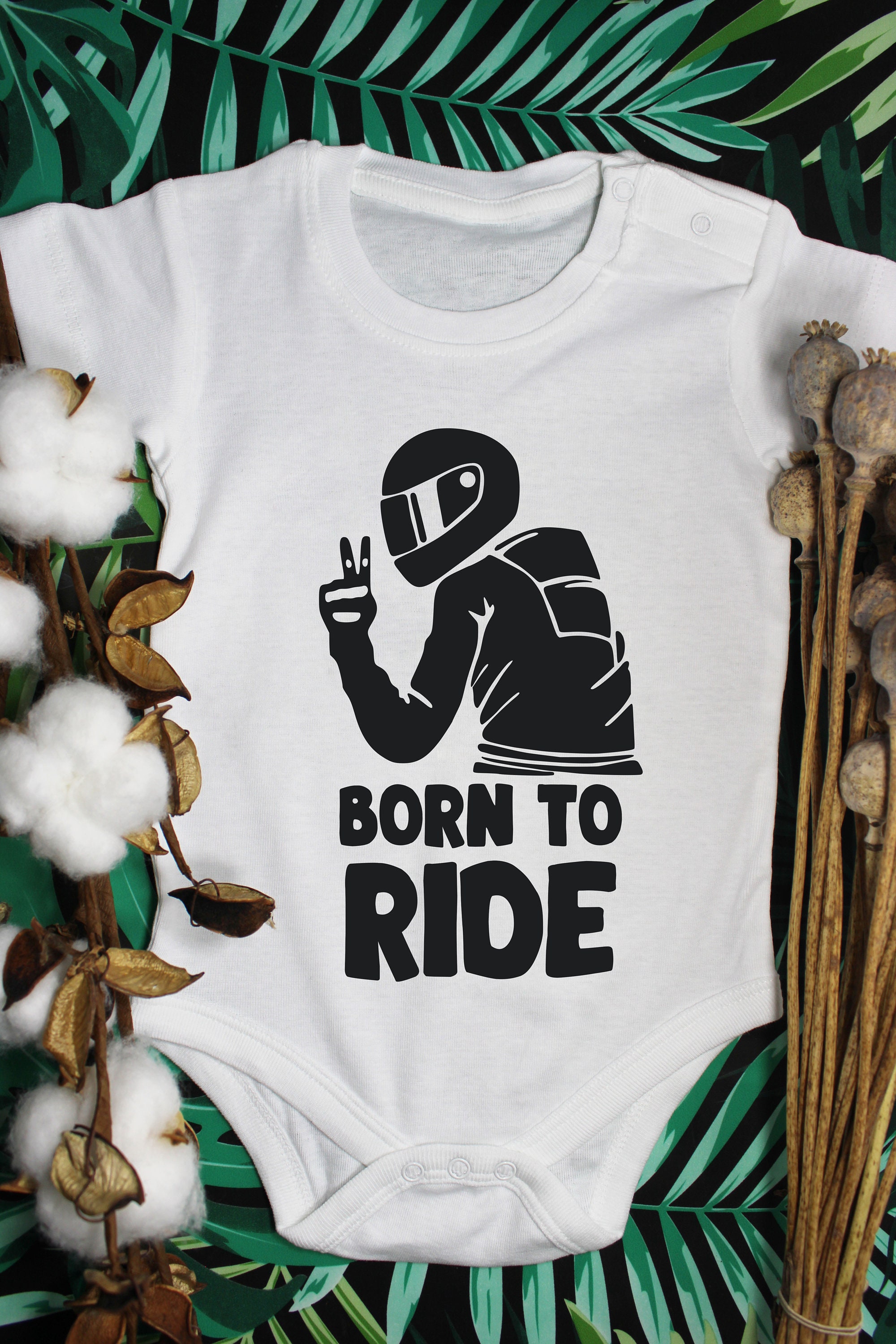 Born to Ride Onesie Motorcycle Bodysuit Onesie Biker - Etsy