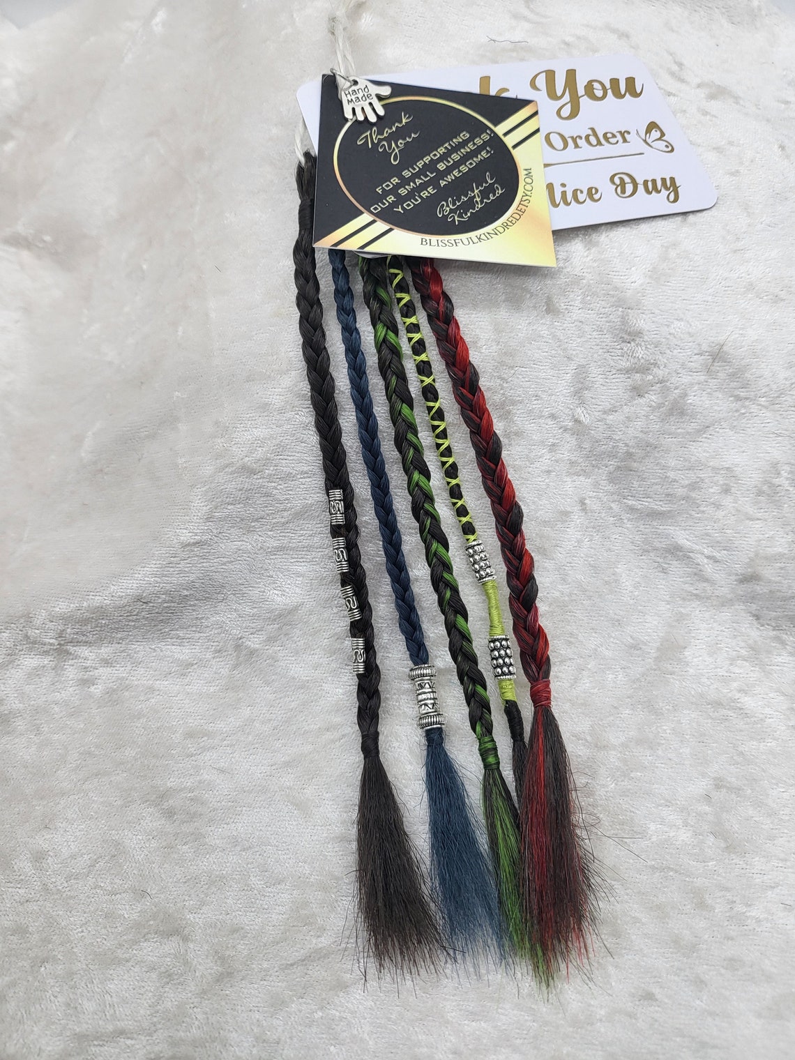 Braided Beard Extensions With Beads, Set of 5 (5” SE) - Etsy